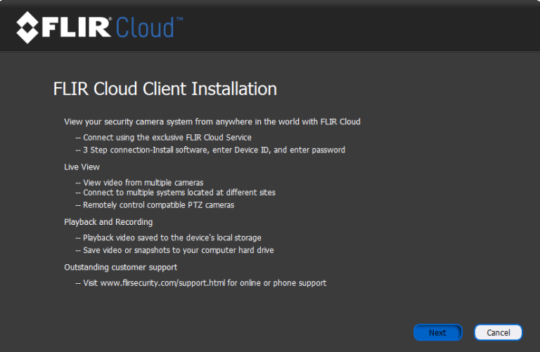 FLIR Cloud Client Installation And User Guide - DVRCMS.Com