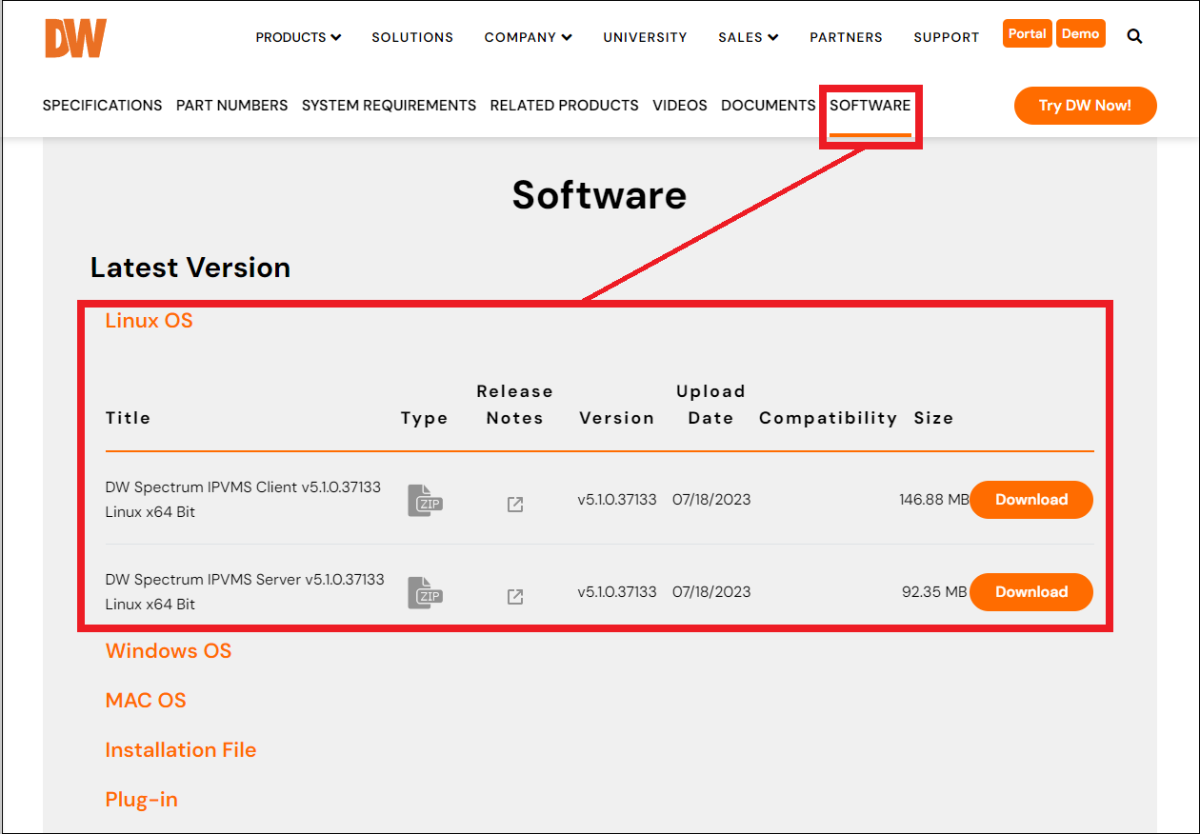 Installing DW Spectrum - DVRCMS.Com