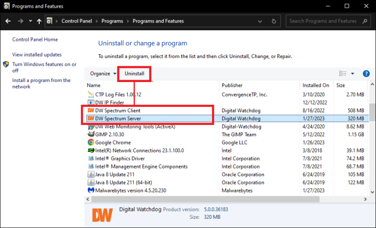 Installing DW Spectrum - DVRCMS.Com